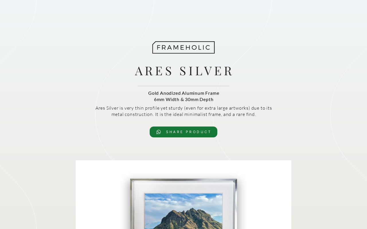 Ares Silver | Frameholic Catalogue